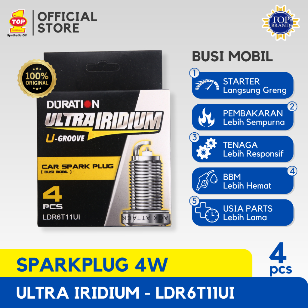 Jual Busi Mobil Iridium LDR6T11UI - Busi Agya - Ayla - Calya - Sigra ...