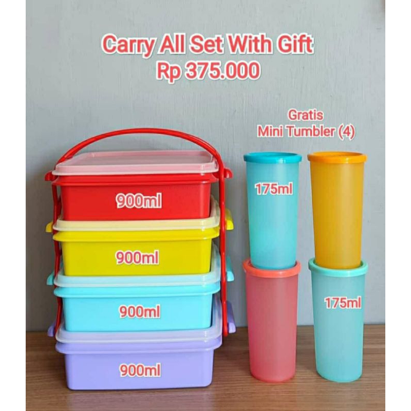 Jual Tupperware carry all set | Shopee Indonesia