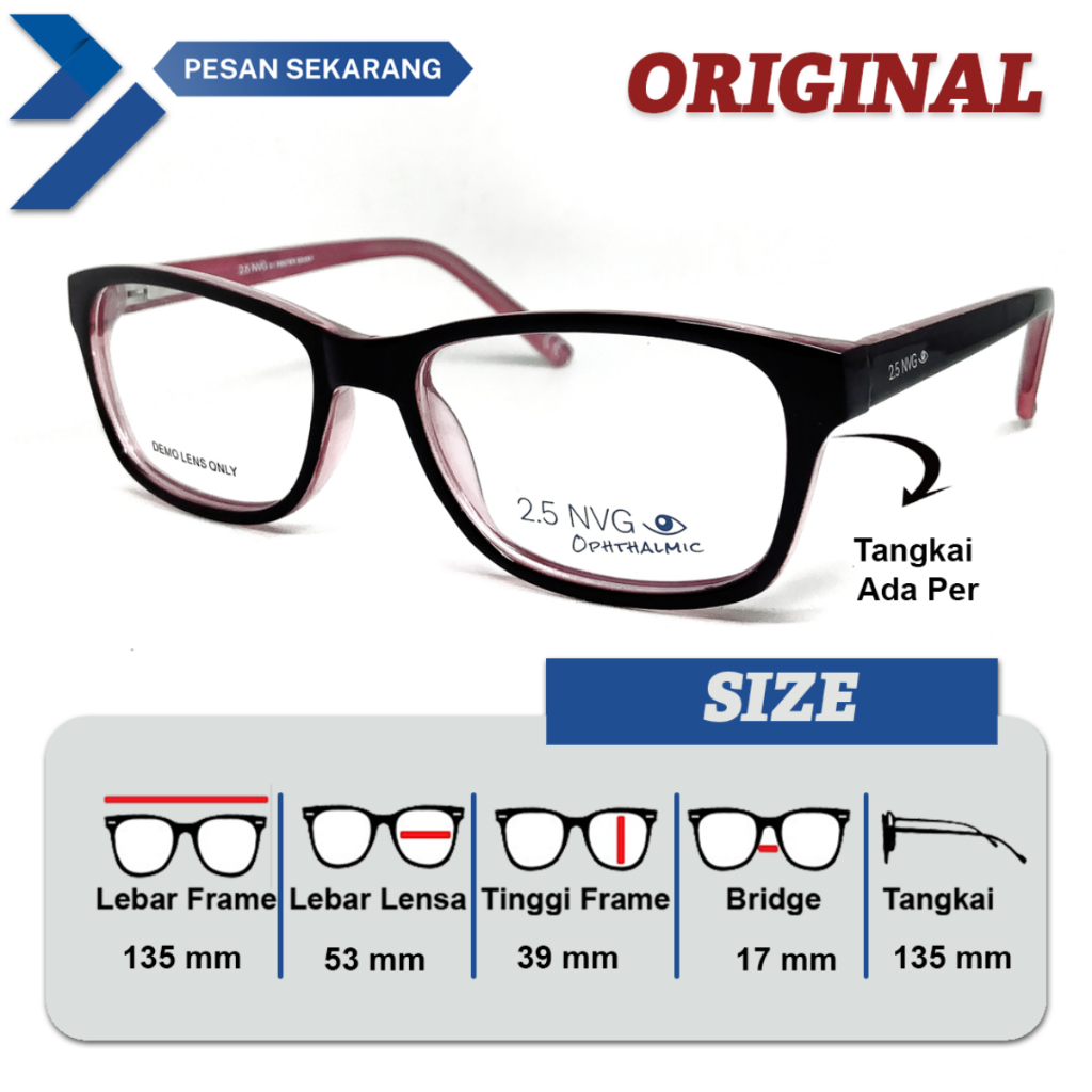 Jual FRAME KACAMATA REKOMENDASI PILIHAN OPH 200 SIZE 53 | Shopee Indonesia