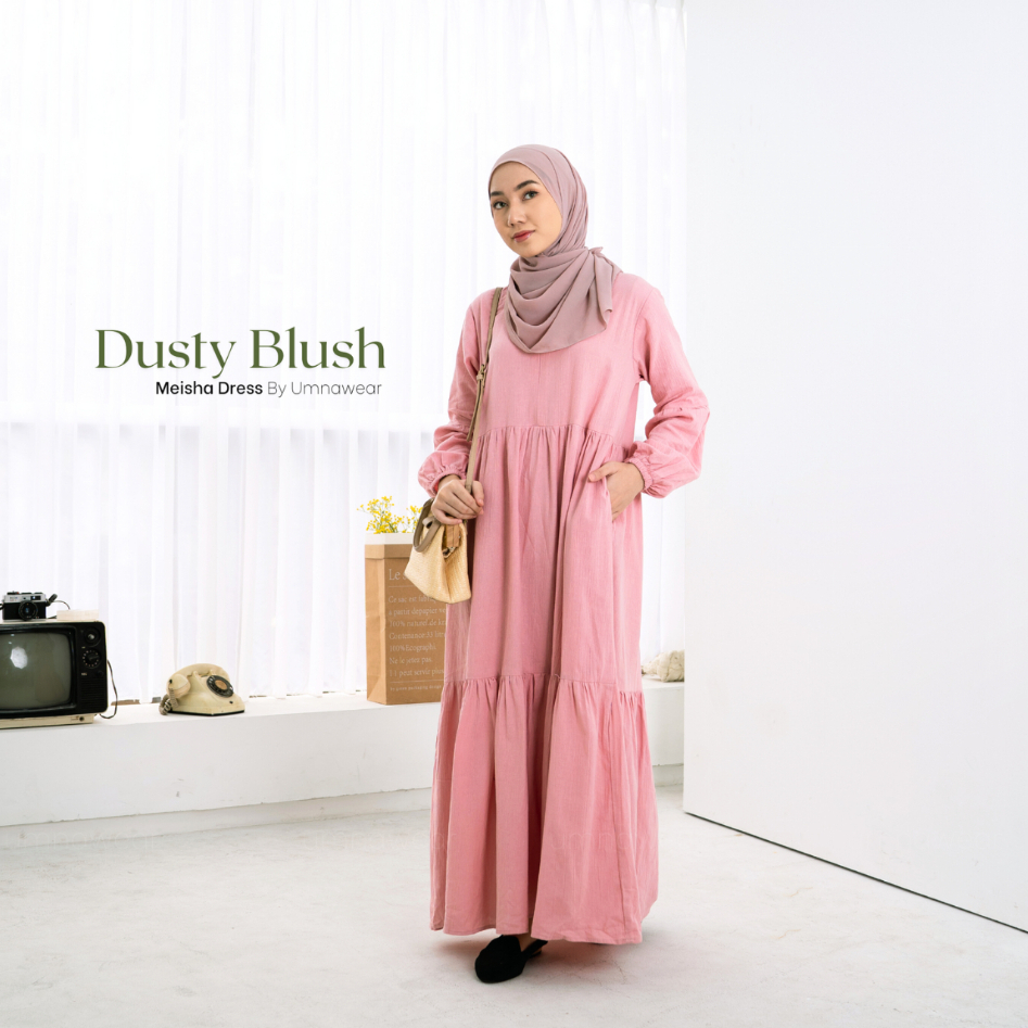 Jual Meisha Dress Wanita Umnawear | Home Dress Syari Terlaris | Gamis ...