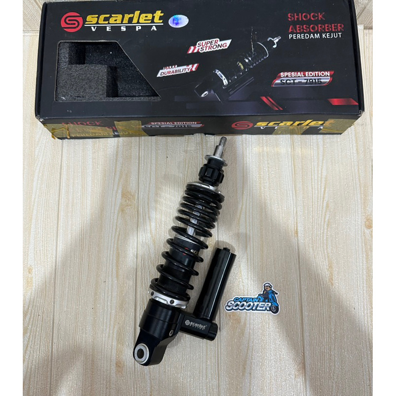 Jual Shock Shockbreaker Scarlet Black Front Depan Vespa Sprint 3v ...