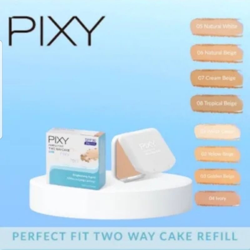 Jual Pixy Refill two way cake Perfect fit bedak | Shopee Indonesia
