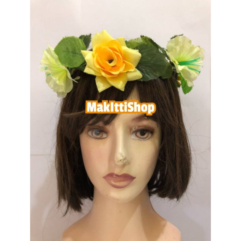 Jual Mahkota Bunga/Flower Crown/Bando Bunga/Bando Bidadari Wanita All ...