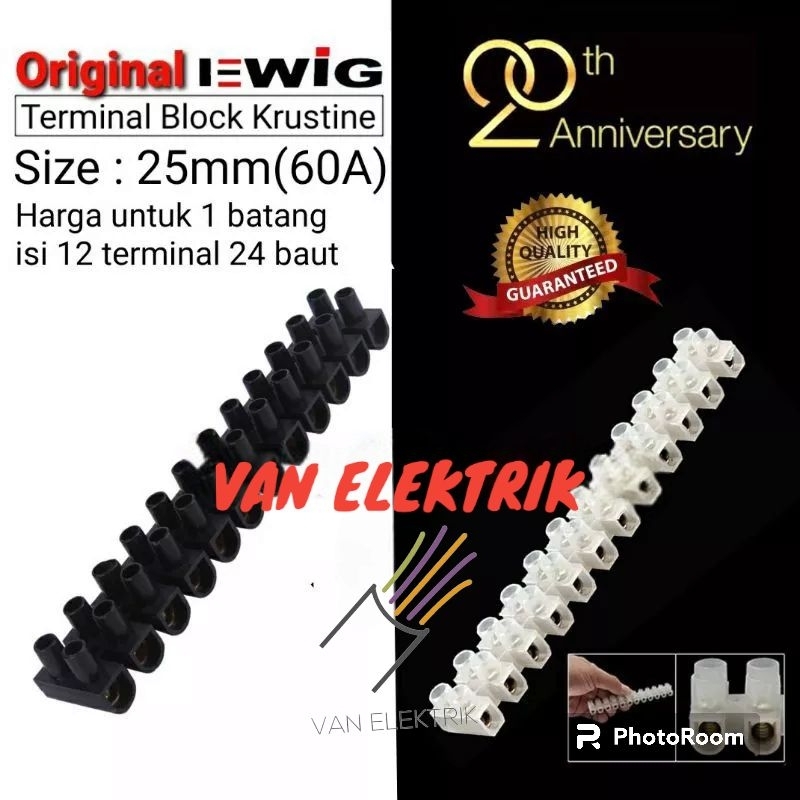 Jual Terminal Krustin EWIG 25mm 60A. | Shopee Indonesia