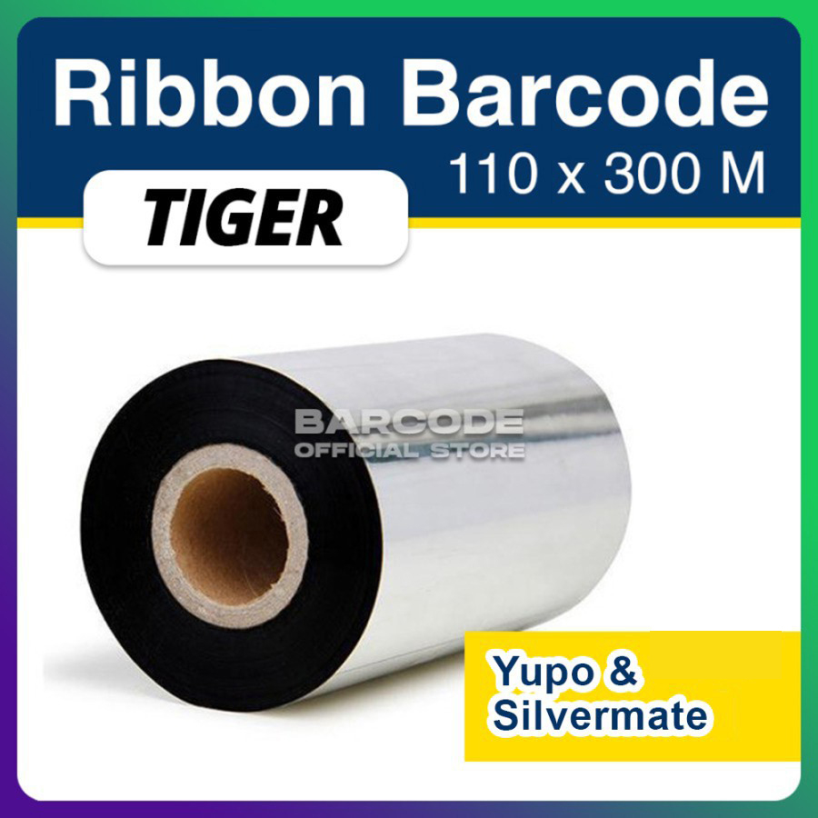 Jual RIBBON FULL RESIN TIGER 110 X 300 M PITA TINTA PRINTER BARCODE ...