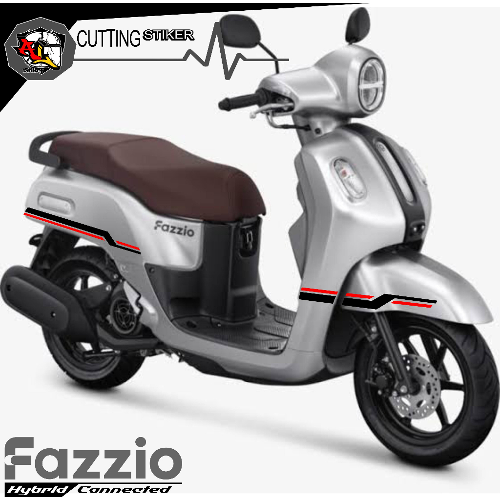 Jual SCF.271/STICKER CUTTING GARIS WARNA KOMBINASI/STRIPING FAZZIO ...