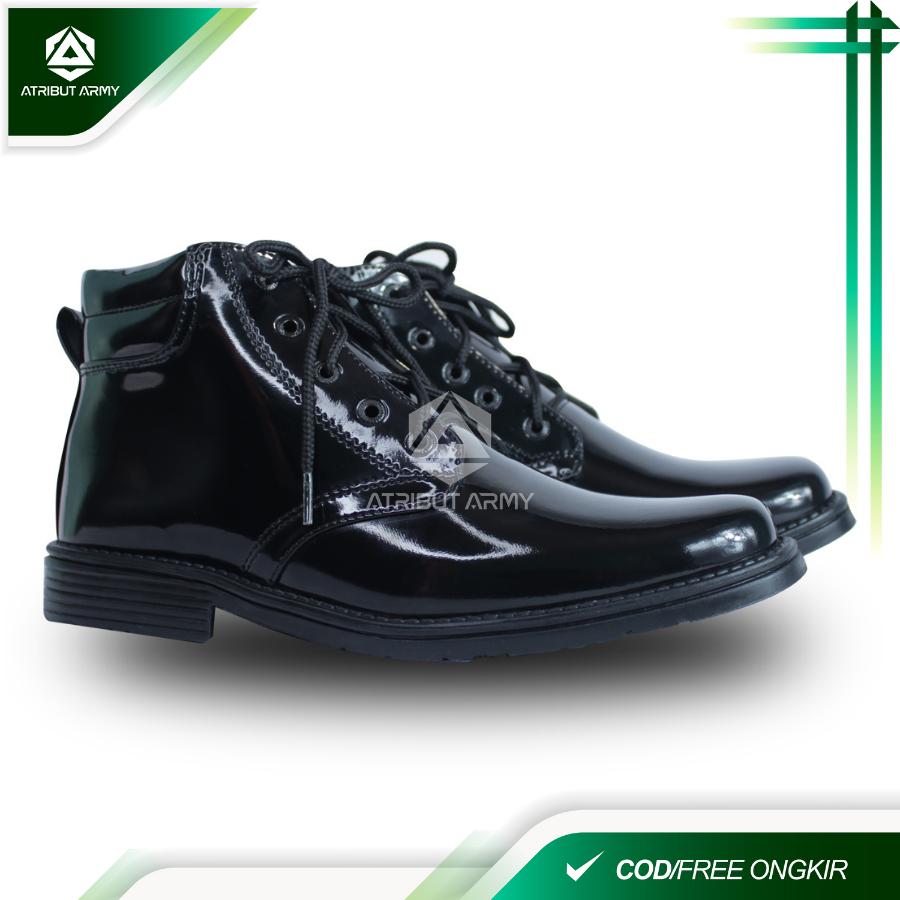 Jual Sepatu PDH 04 Resliting Polri Polisi Sepatu Kerja PDH Security ...