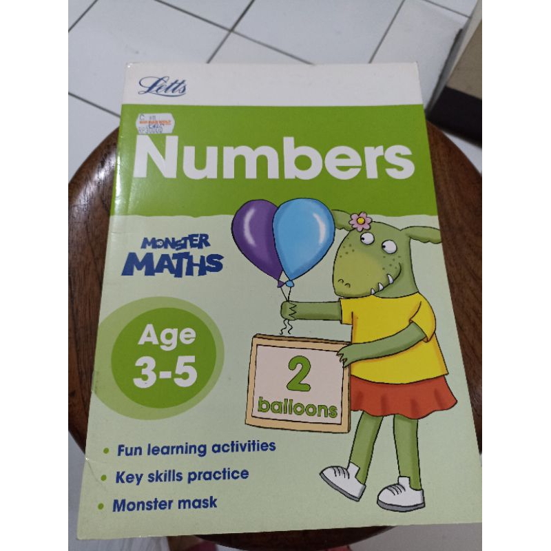 Jual Numbers Monster Math ages 3-5 BBW | Shopee Indonesia