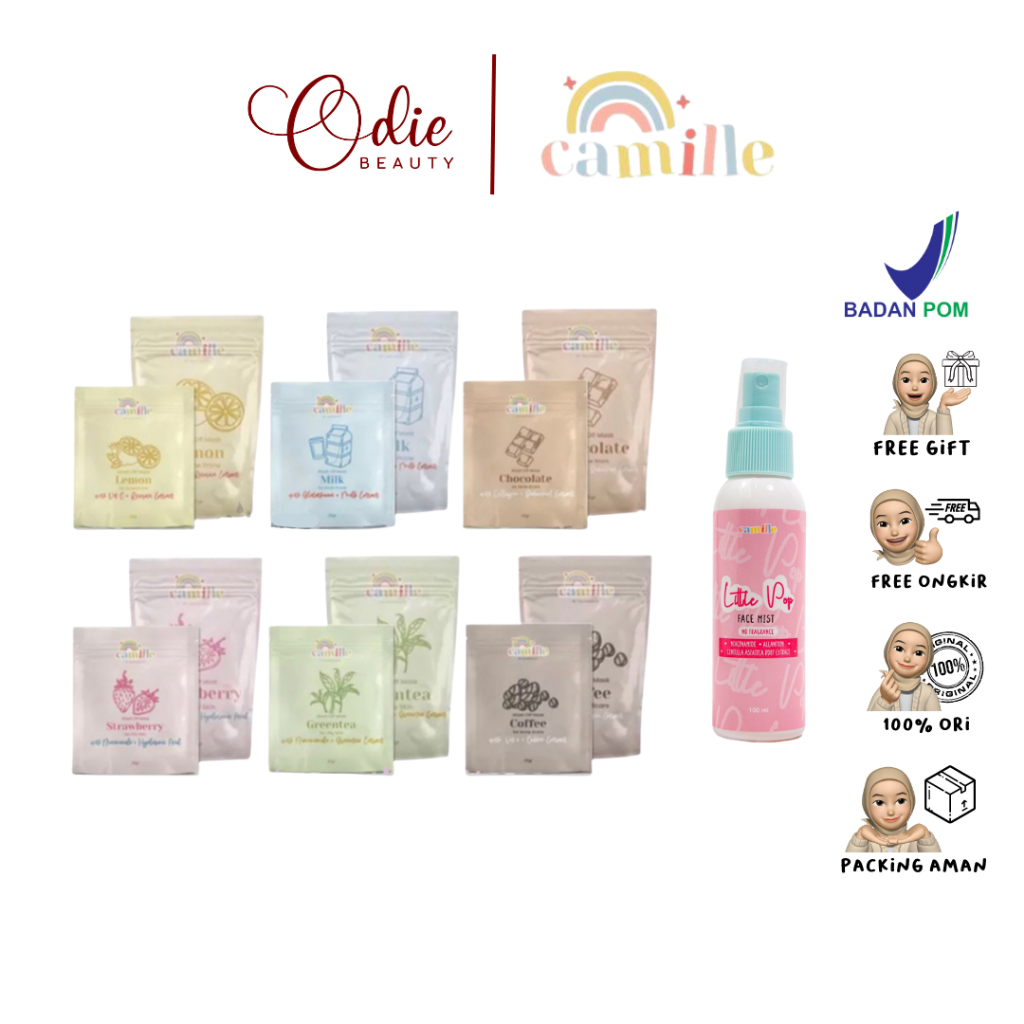 Jual CAMILLE BEAUTY Masker Camille Wash Off Mask Camille Masker Organik | Shopee Indonesia