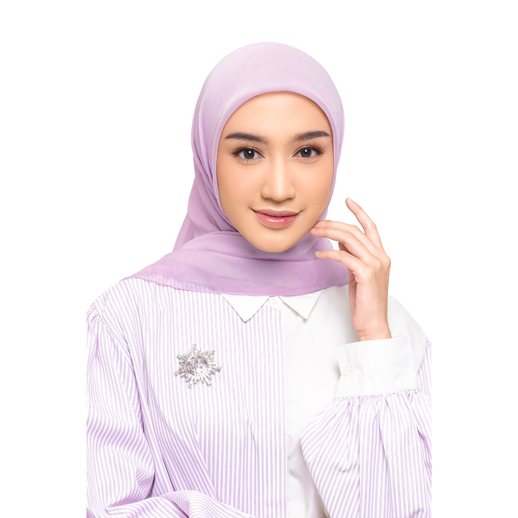 Jual Nada Puspita - Nada Daily Scarf - Snow Lilac | Shopee Indonesia