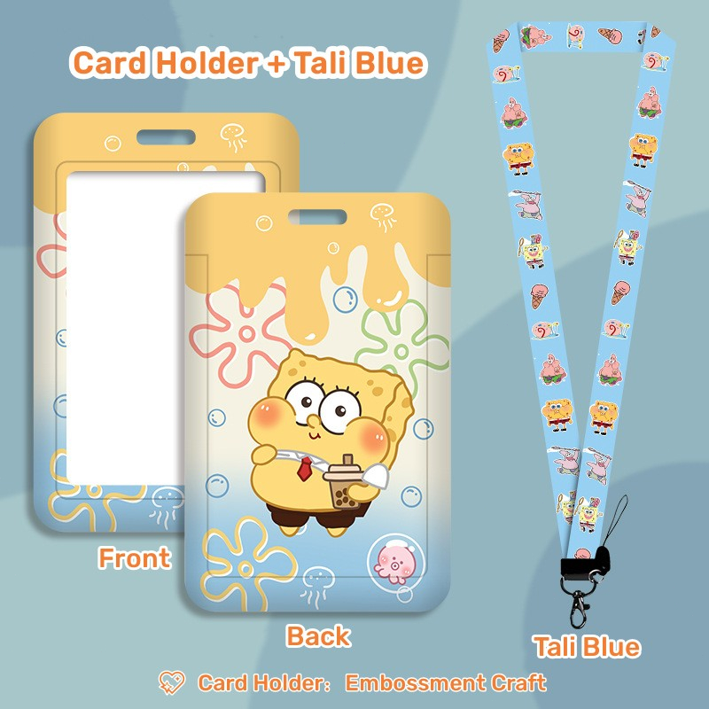 Jual SpongeBob Patrick Star ID card holder tali lanyard transportasi ...