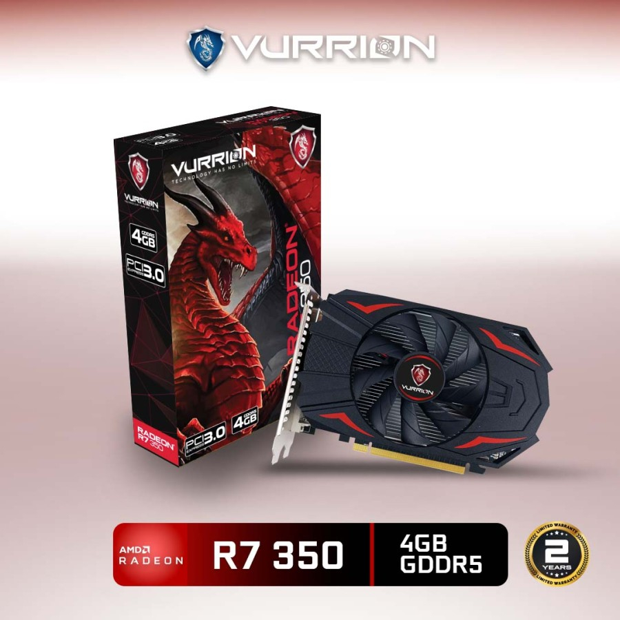 Jual VGA R7-350 4GB DDR5 128BIT VURRION RADEON SERIES | Shopee Indonesia