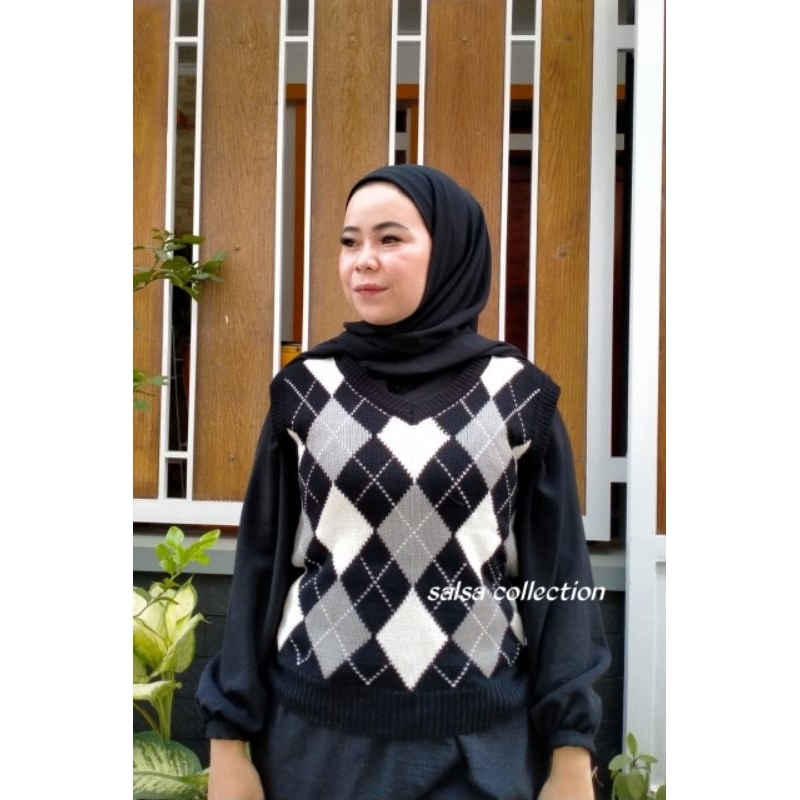 Jual ROMPI VEST RAJUT SHIDOW FL||OUTERR KOREAN||CARDIGAN RAJUT | Shopee ...