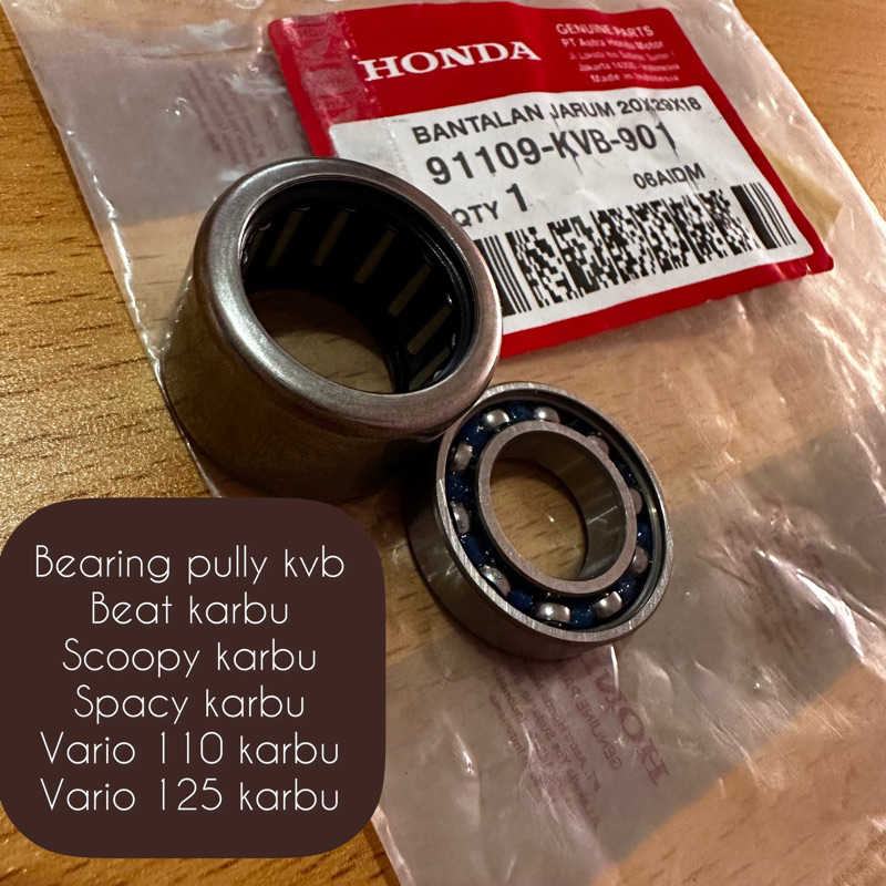 Jual bearing pully bearing bambu kvb vario karbu/vario 125/vario 150 ...