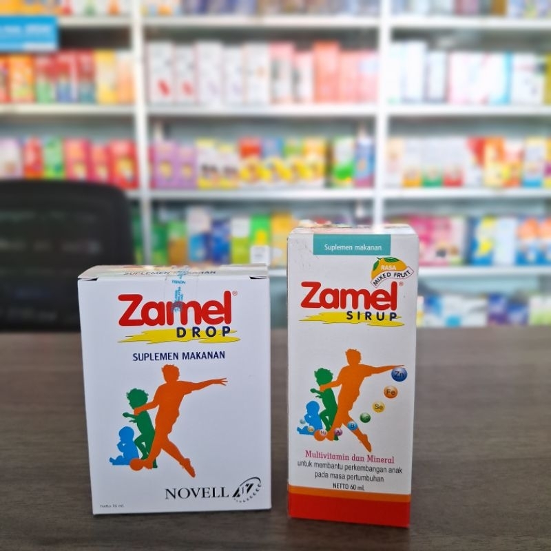 Jual ZAMEL DROP & SIRUP (Multvitamin Untuk Tumbuh Kembang Anak ...