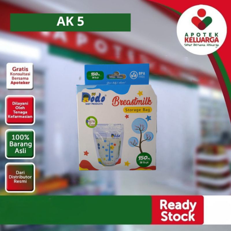 Jual DODO BREAST MILK STORAGE 150ML #KANTONG ASI | Shopee Indonesia