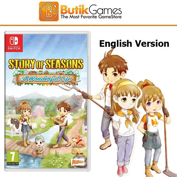 Jual SOS STORY OF SEASONS A Wonderful Life Nintendo Switch | Shopee ...