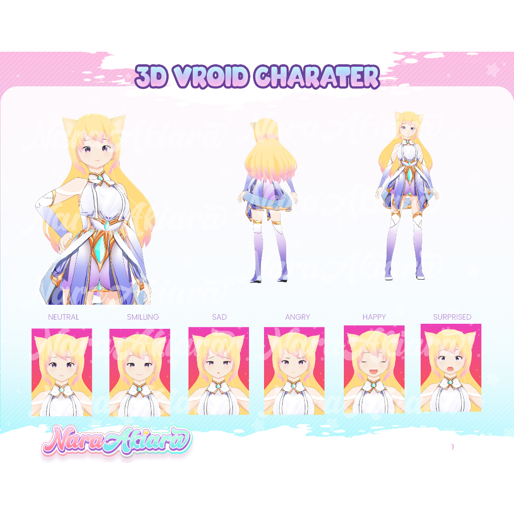 Jual Menyuguhkan Streaming Berbeda dengan Karakter Vroid 3D Siap ...