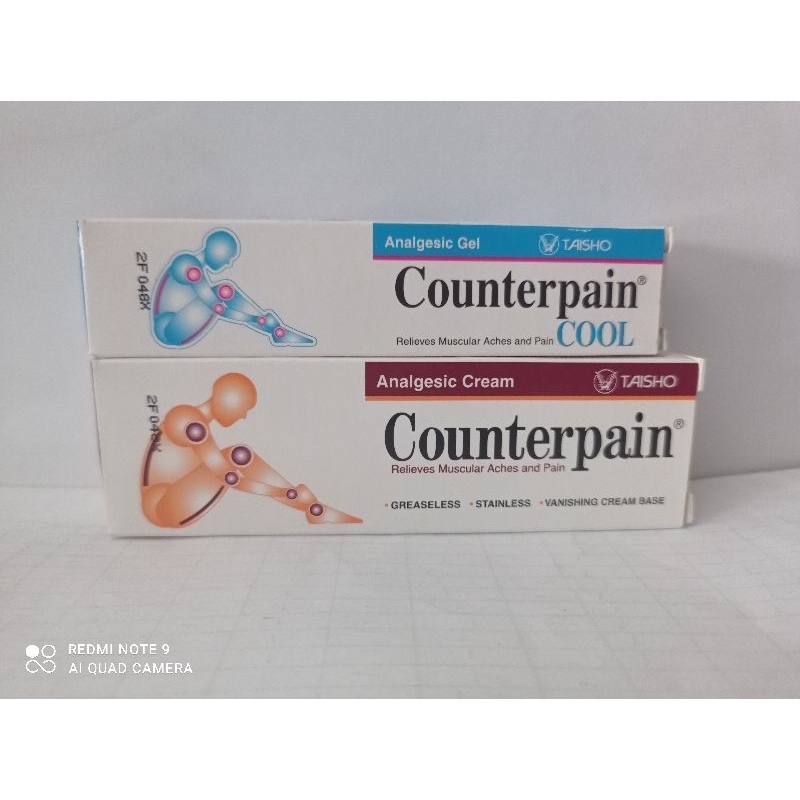 Jual Counterpain Cream 30 gr (Free Counterpain Cool 15gr) | Shopee ...