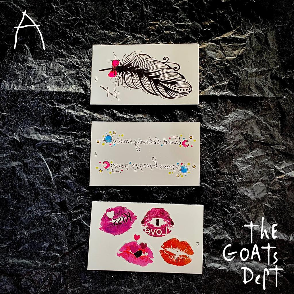 Jual The Goats Dept - Cold Play Tattoo Temporary Tattoo / tgd823 tato ...