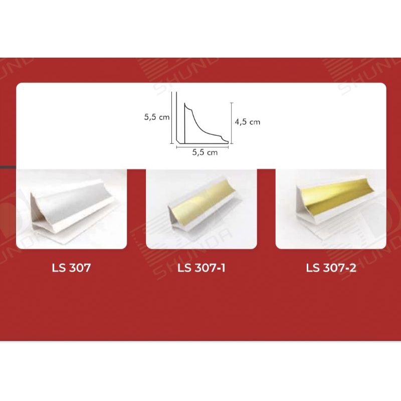 Jual List Shunda Plafon PVC LS 307 | Shopee Indonesia