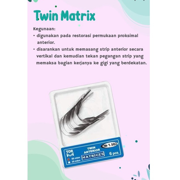 Jual Belanja Gigi ANTERIOR MATRIX PROXIMAL (5MM, 7MM, 9MM) | Shopee ...