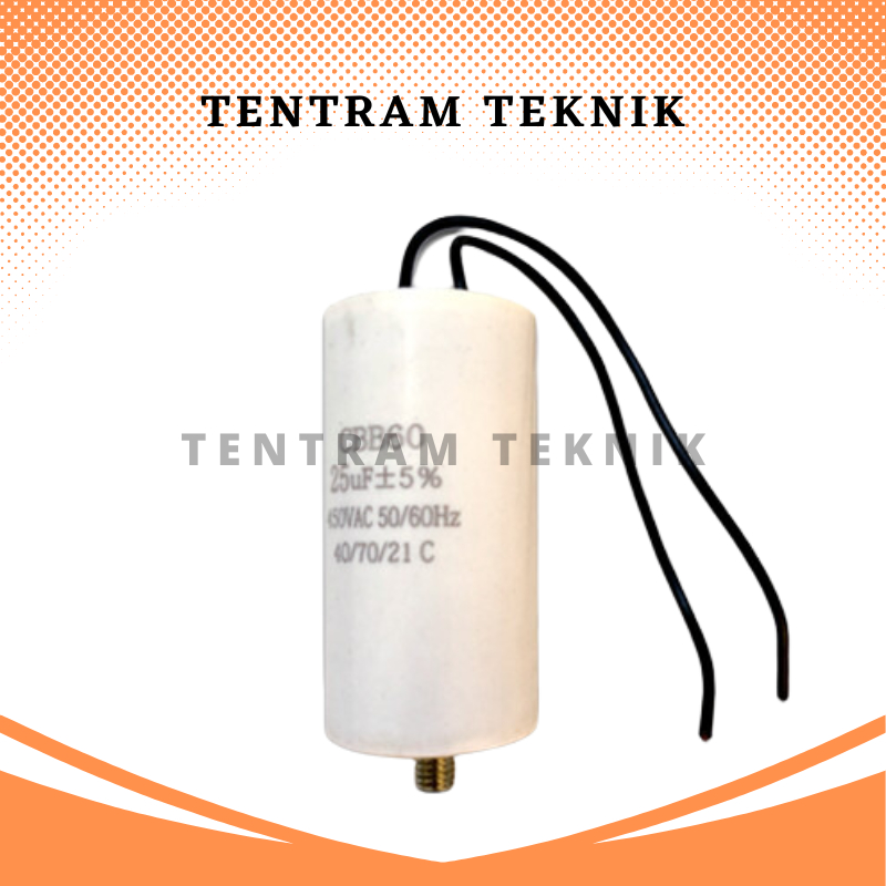 Jual Capasitor Compressor 25Uf Plus Baut / Kapasitor Kompressor 25UF ...