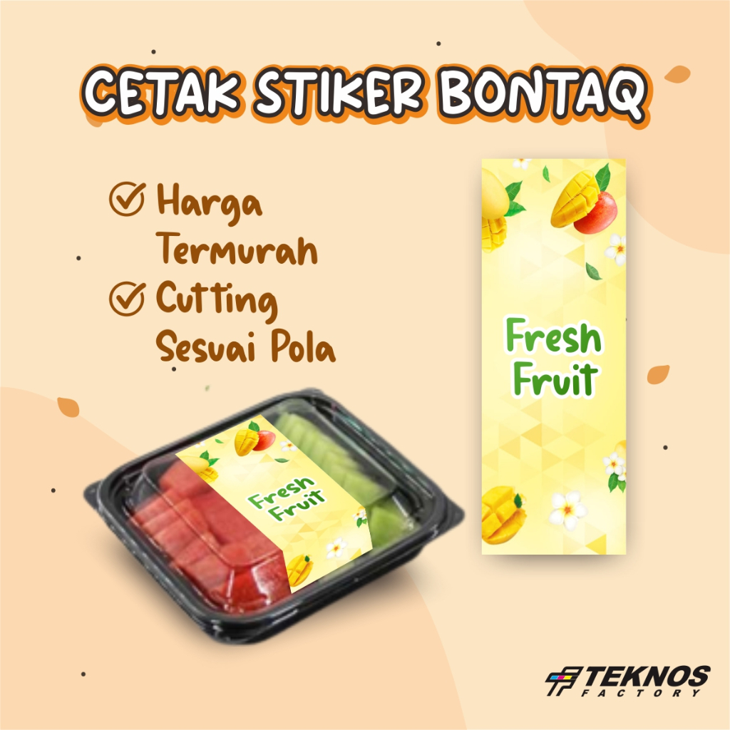 Jual CETAK STIKER LABEL PRODUK KEMASAN MAKANAN MINUMAN CUSTOM | Shopee ...