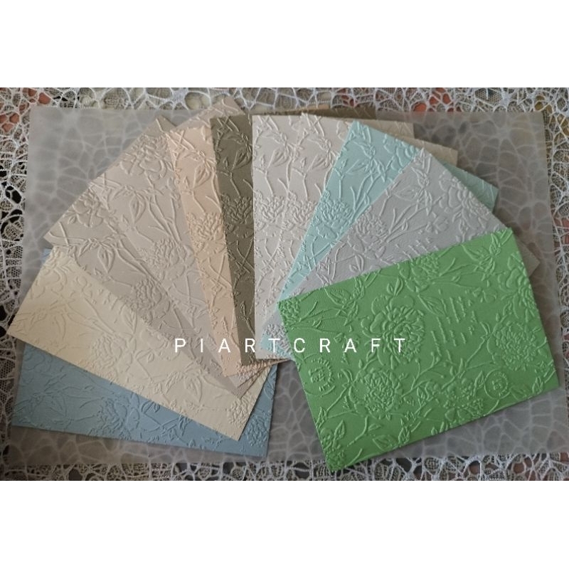 Jual Kertas background emboss (2) - DIY Scrapbook / journal / kartu ...