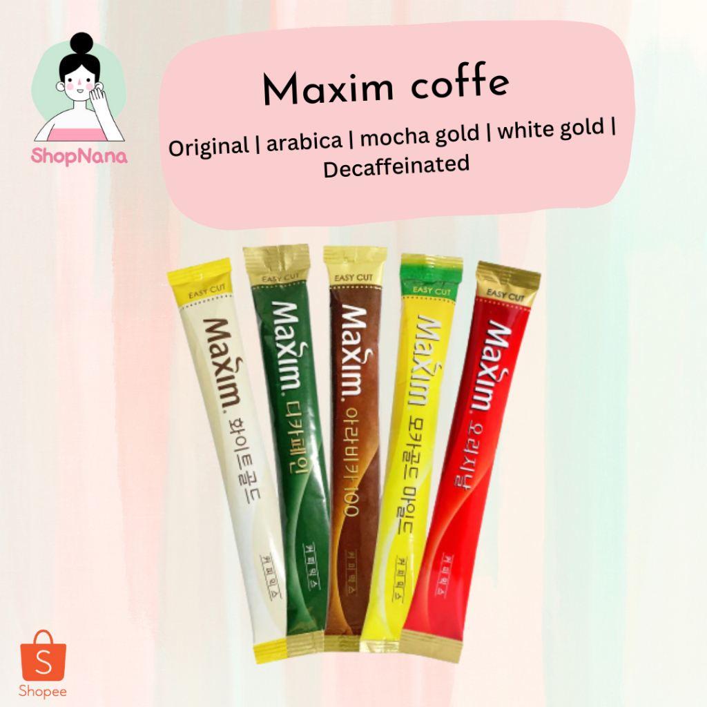 Jual MAXIM COFFEE SACHET - Original Korean Instant Coffee | Shopee ...