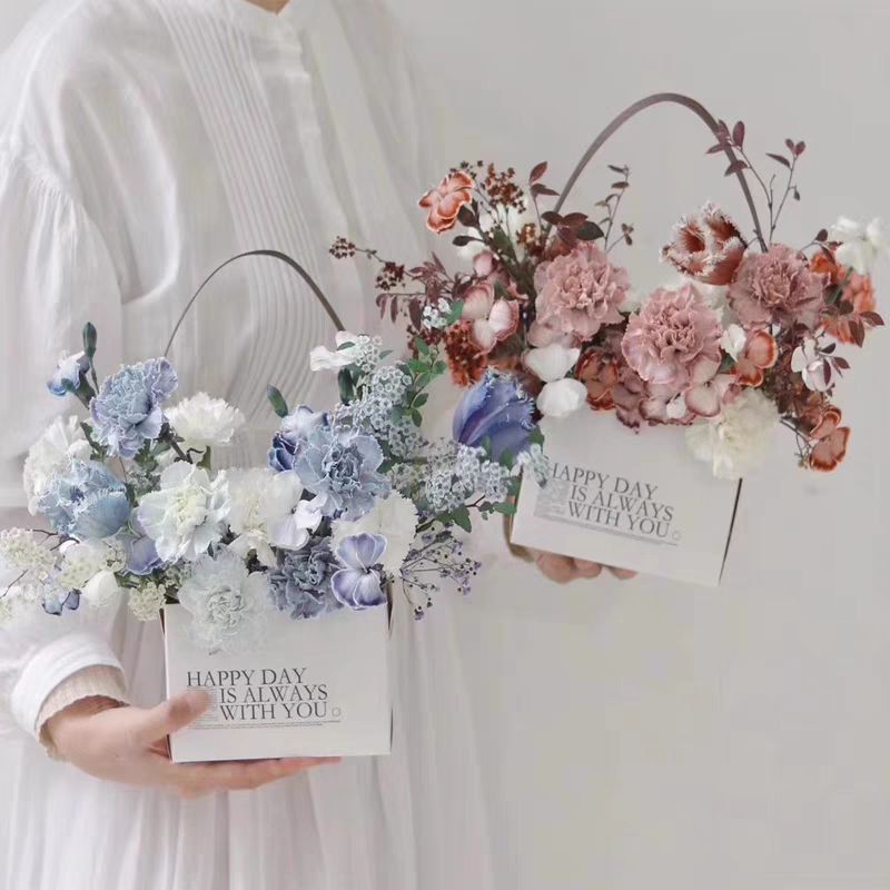 Jual B35 Kotak Dua Warna | Love Flower box | Kotak Bunga | Kotak Bunga ...