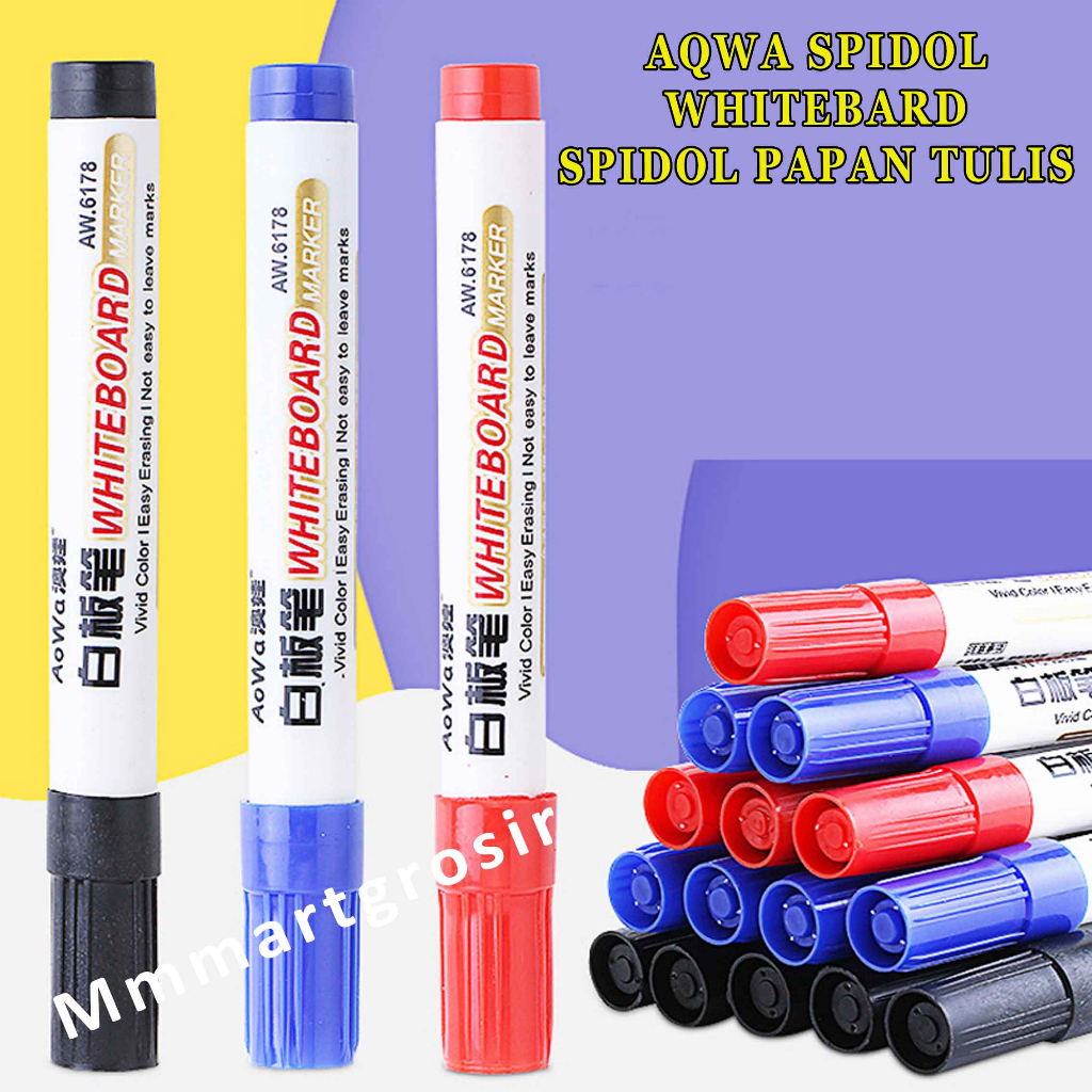 Jual AQWA Spidol / Spidol White Boar / Spidol Papan Tulis / Spidol ...