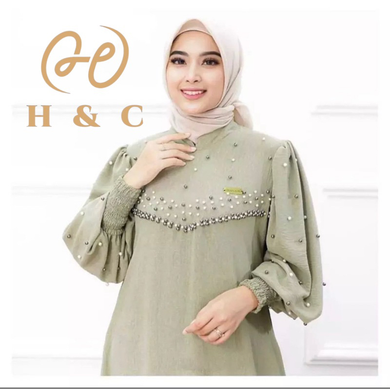 Jual H & C Fashion~Vioni Dress Bahan Crinkle Premium Aksen Mutiara ... Jual H & C Fashion~Vioni Dress Bahan Crinkle Premium Aksen Mutiara ...