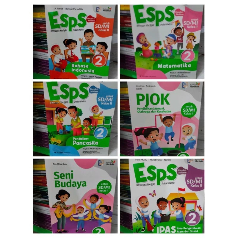 Jual BUKU PAKET SD KELAS II/2 KURIKULUM MERDEKA PENERBIT ERLANGGA | Shopee Indonesia