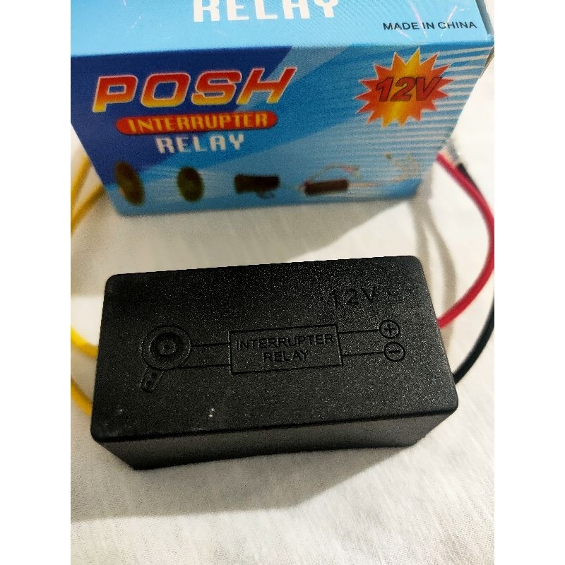 Jual relay klakson posh tin tin tin / interrupter relay klakson 12volt ...