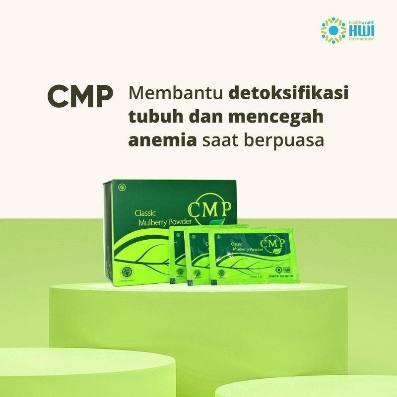 Jual clorofil mint powder cmp hwi jaminan original kemasan 1box isi ...