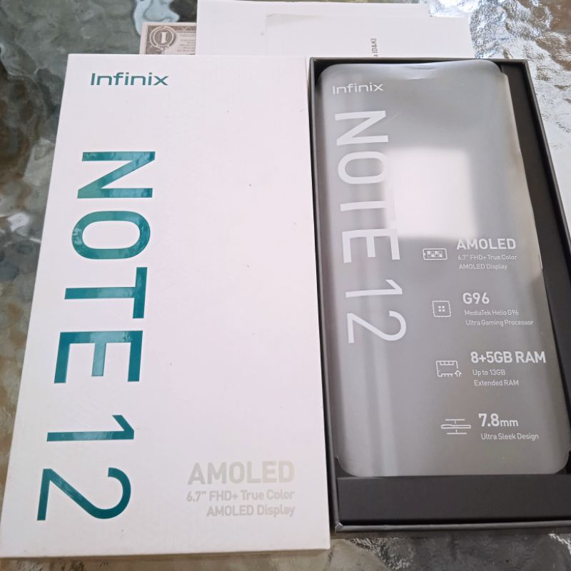 Jual Dus Box Bawaan Infinix Note 12 Original Copotan | Shopee Indonesia
