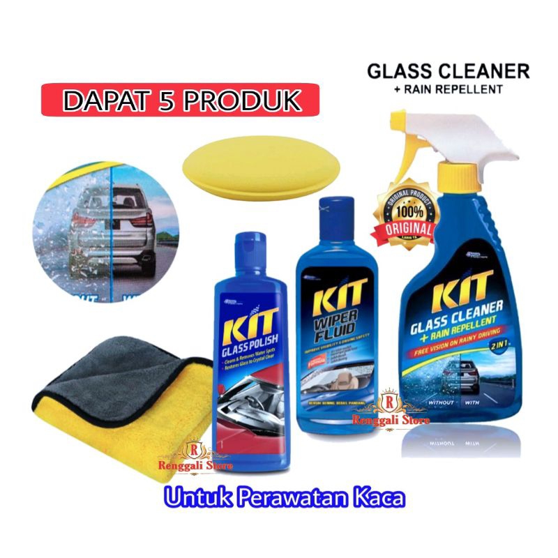 Jual (Wajib Baca Deskripsi) Paket Perawatan Kaca Mobil/Kit Glass ...