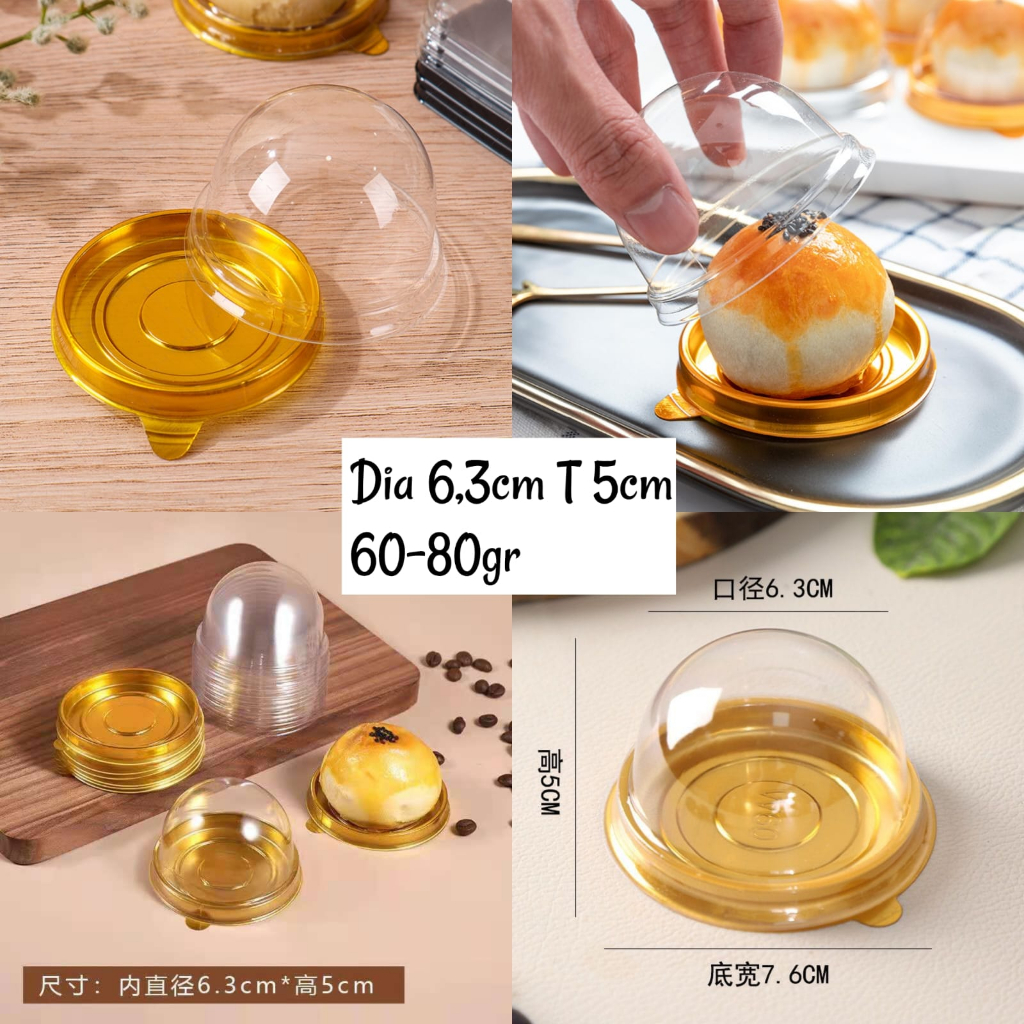 Jual Mika Tray Round Mooncake Cake Case Puding Mika BULAT Kue Bulan 50pcs | Shopee Indonesia