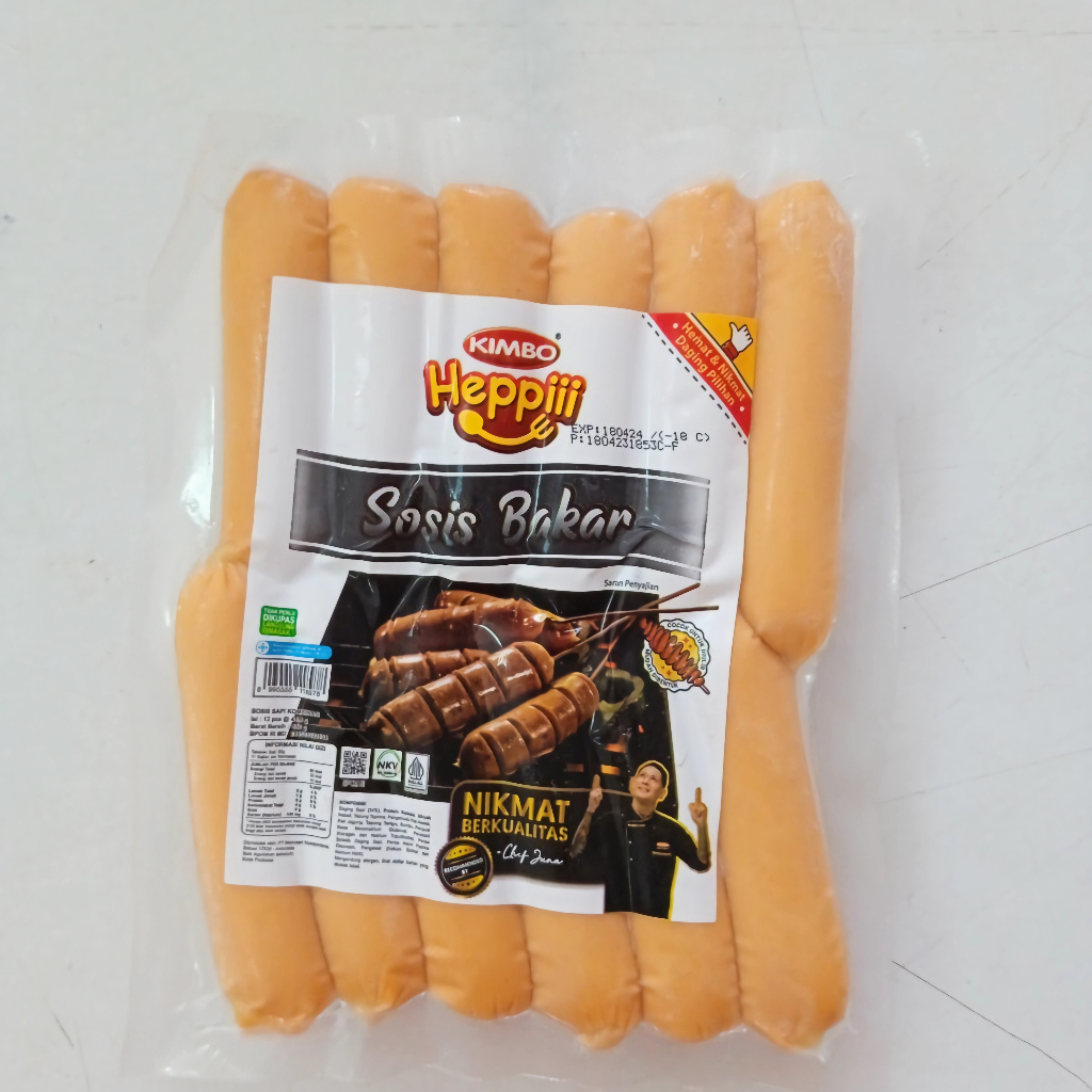 Jual Kimbo Heppiii Sosis Bakar isi 12 Frozen Food Bandung | Shopee ...
