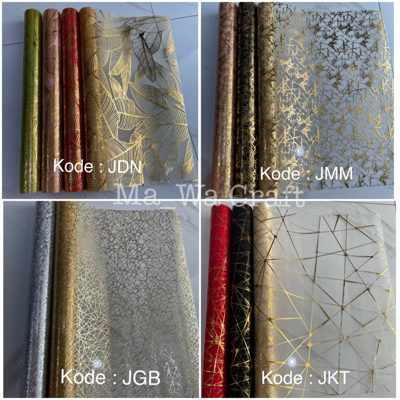 Jual (50x50 cm)jaring gliter tile gliter pembungkus bunga l mesh ...