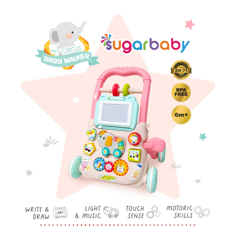 Jual Sugar Baby Circus Walker Mini Car Push Baby / Spacebaby / 2in1 ...