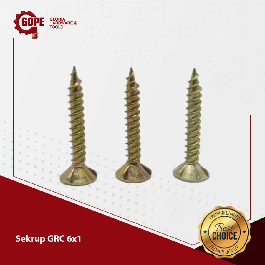 Jual Sekrup Grc Screw 6 x 1 (10 Pcs) | Shopee Indonesia