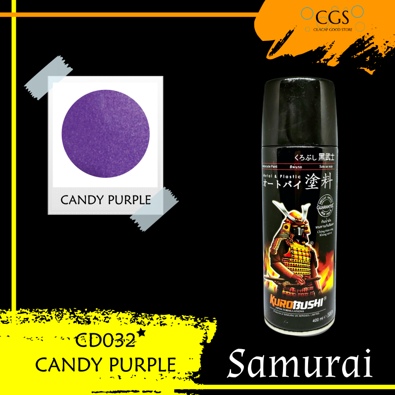 Jual Samurai CANDY PURPLE Cd032 / pilok ungu candy tone samurai paint ...