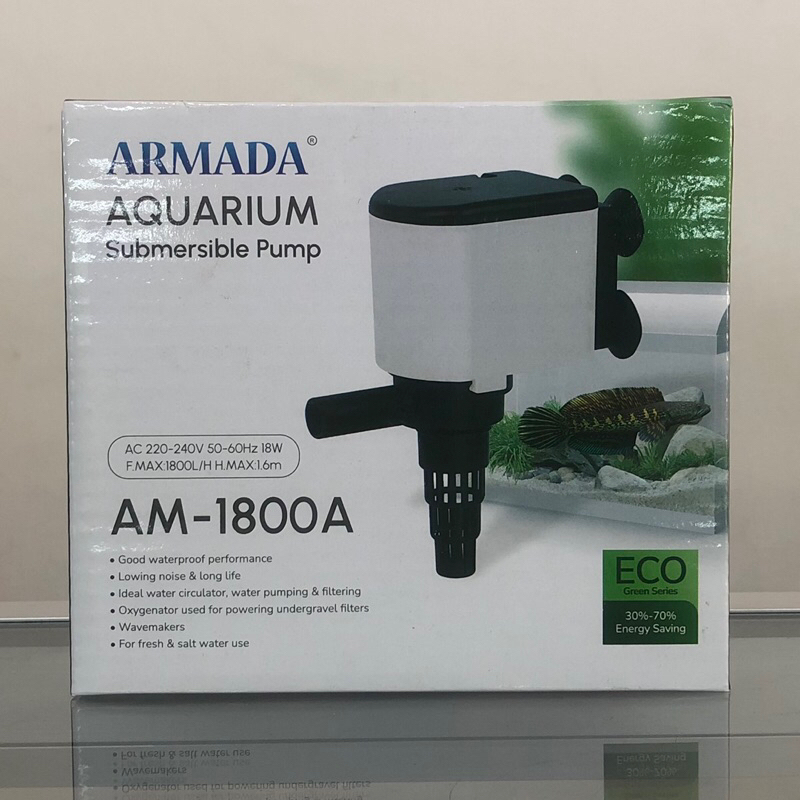 Jual ARMADA AM 1800A POMPA AQUARIUM, POWER HEAD, AQUASCAPE, HIDROPONIK ...