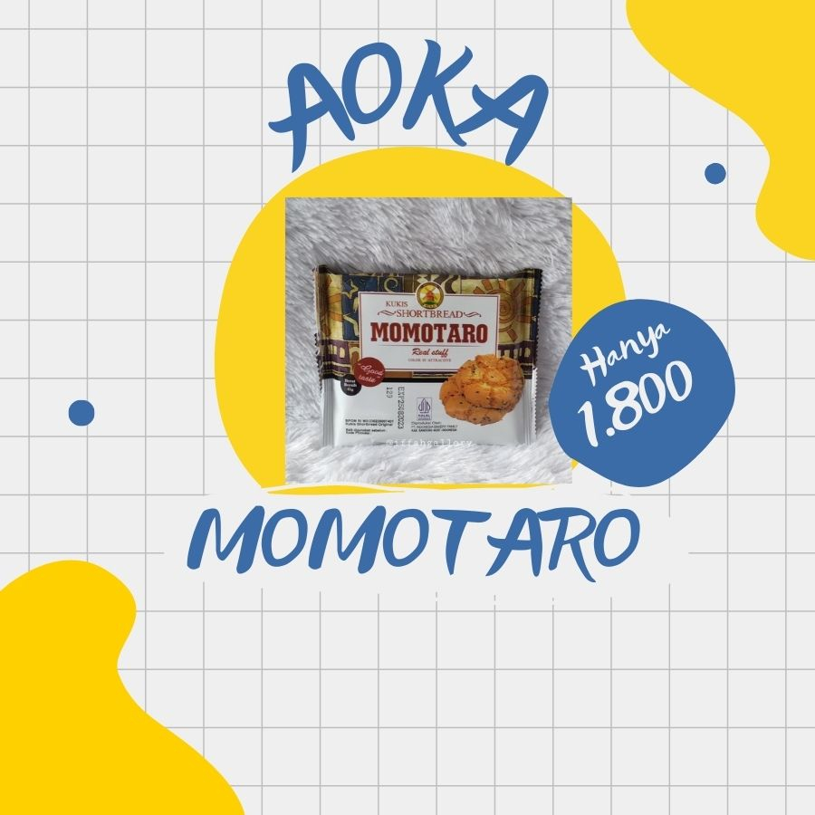 Jual COOKIES AOKA MOMOTARO SHORTBEARD 45gr harga paling murah | Shopee ...