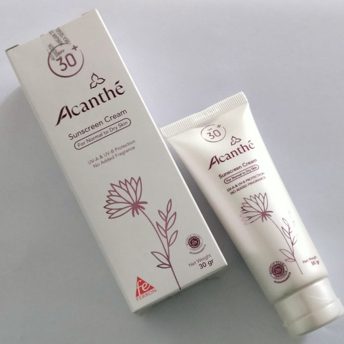 Jual [KEMASAN TERBARU] Acanthe spf 30+/sunblock/pt ferron/ original 100 ...