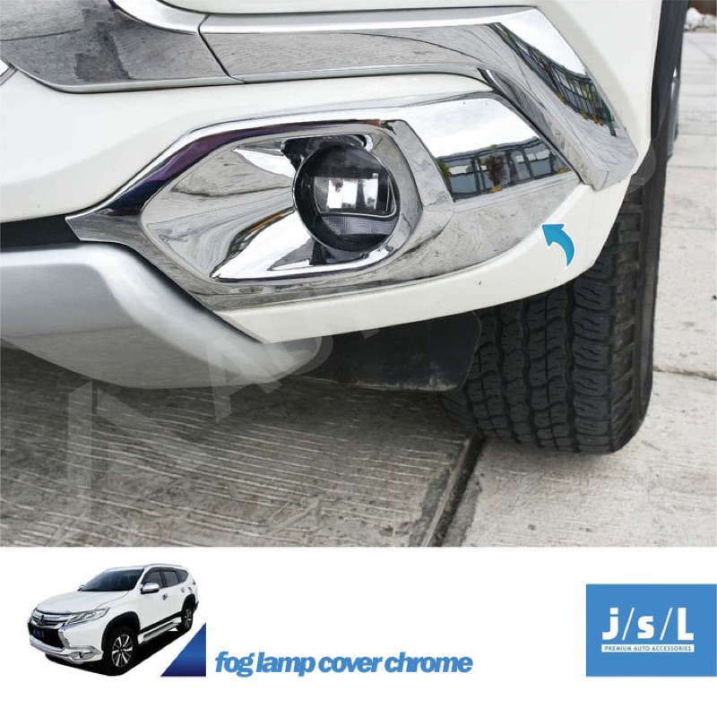 Jual ALL NEW PAJERO 2016 2018 2020 2022 GARNISH FOGLAMP LIST RING LAMPU ...