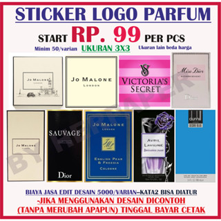 Jual Stiker LABEL PARFUM. STIKER PARFUM THAILAND. STIKER PARFUM BRANDED ...