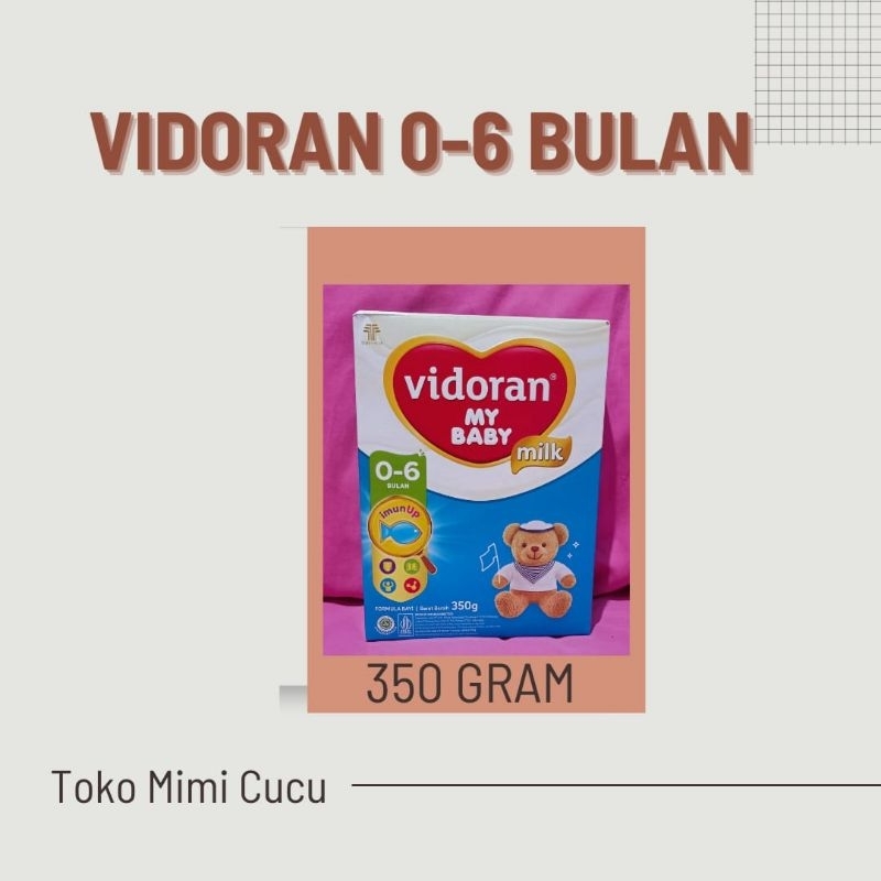 Jual VIDORAN MY BABY 0-6 BULAN UKURAN 350 GRAM | Shopee Indonesia